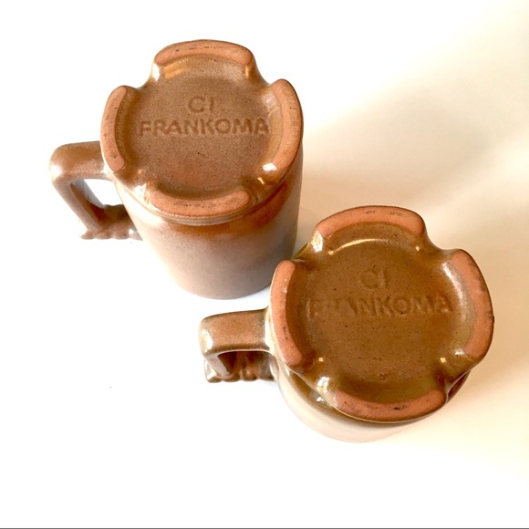 Frankoma | Dining | Frankoma Pottery Vintage Mugs Set Of 2 | Poshmark